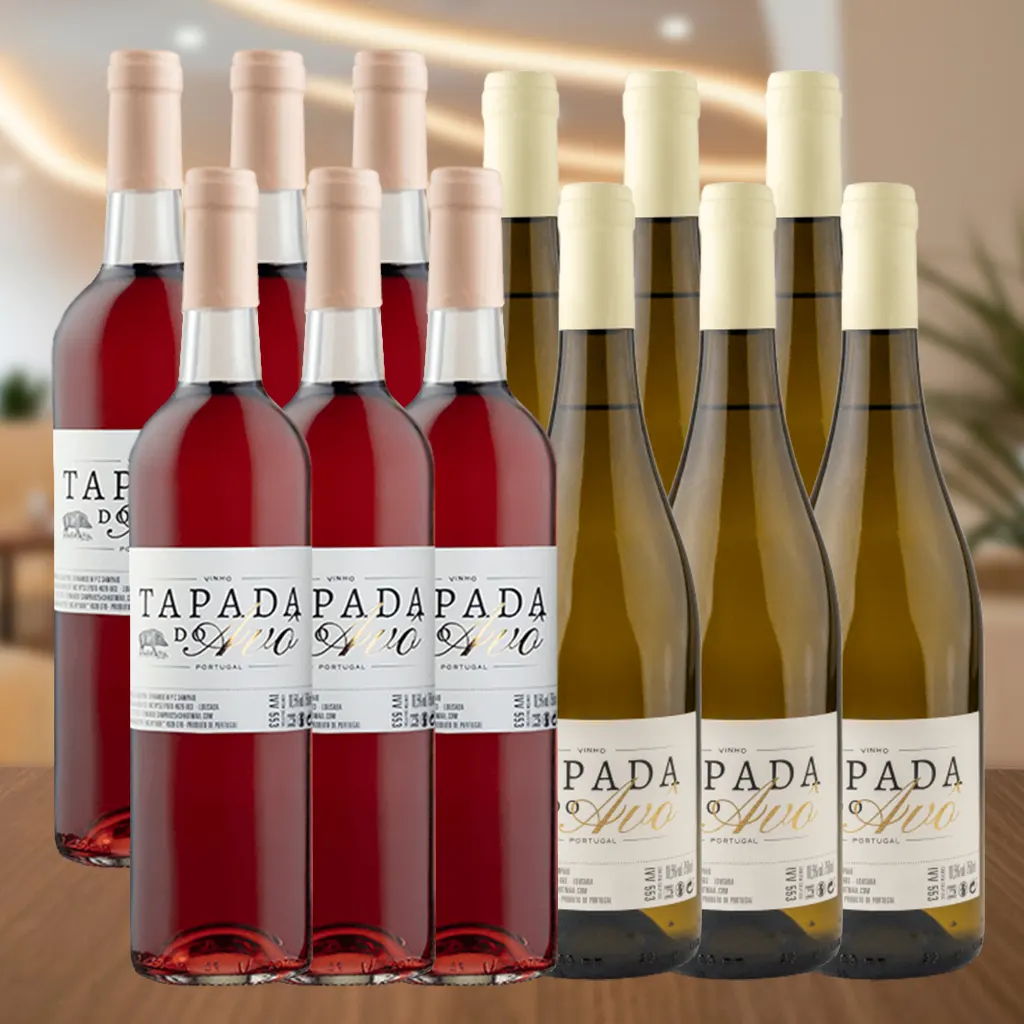 Tapada do Avô - 6 Vinho Branco e 6 Vinho Rosé - Decantar Decantar